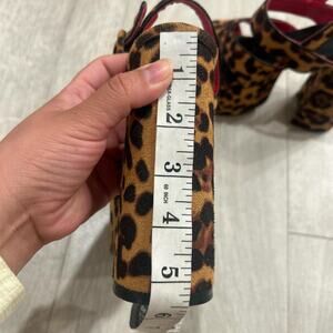 Lamoda | Shoes | Lamoda Leopard Print Block Heel Shoes 65 | Poshmark